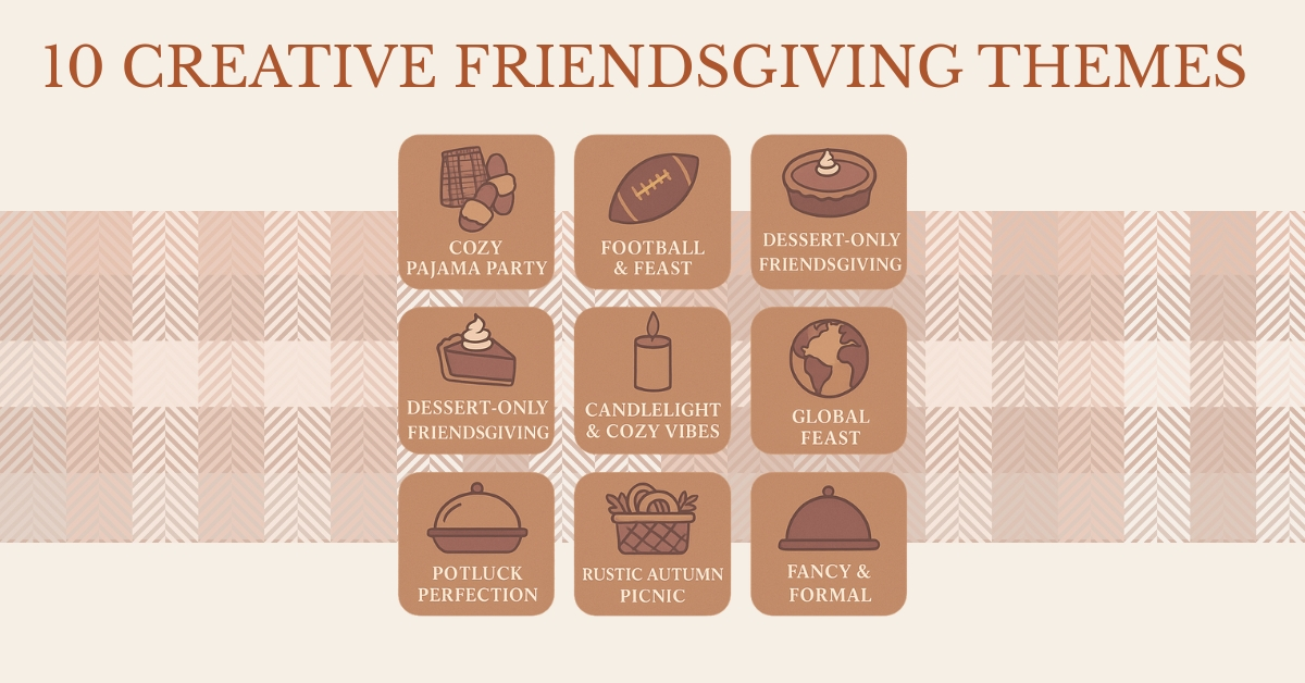 10 Creative Themes for Your Friendsgiving Dinner in 2025 - Glendale ...